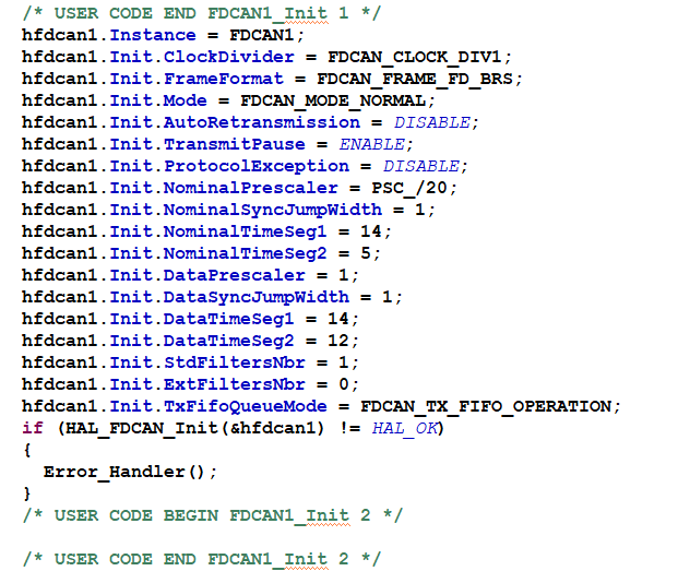 Solved: FDCAN ECHO packets avoiding - STMicroelectronics Community