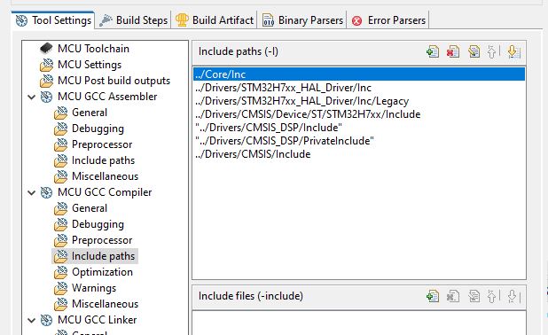 Solved: "first defined here" error with CMSIS DSP 1.15 (ST... - STMicroelectronics Community