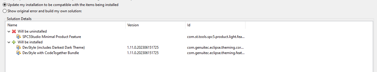 Solved: SPC5Studio dark theme - STMicroelectronics Community