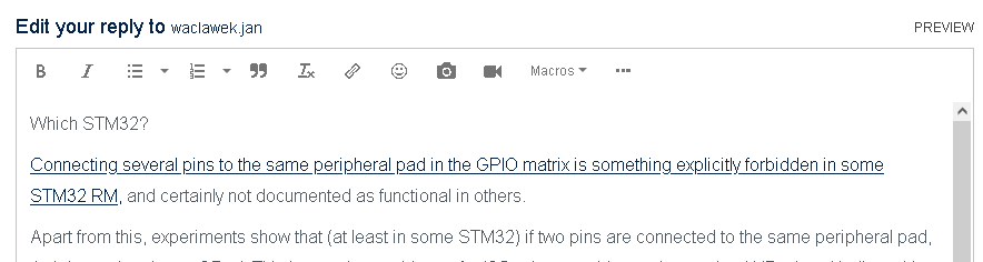 Don't shorten links' text - STMicroelectronics Community