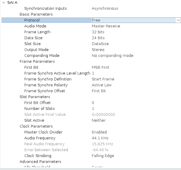 Getting Data From Sai Interface Microphone Array Stmicroelectronics Community