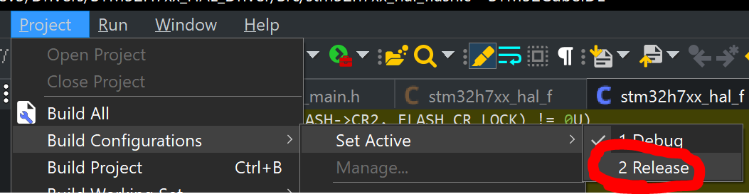 Solved Error When Building Relating To Elf And Flash Ove Stmicroelectronics Community