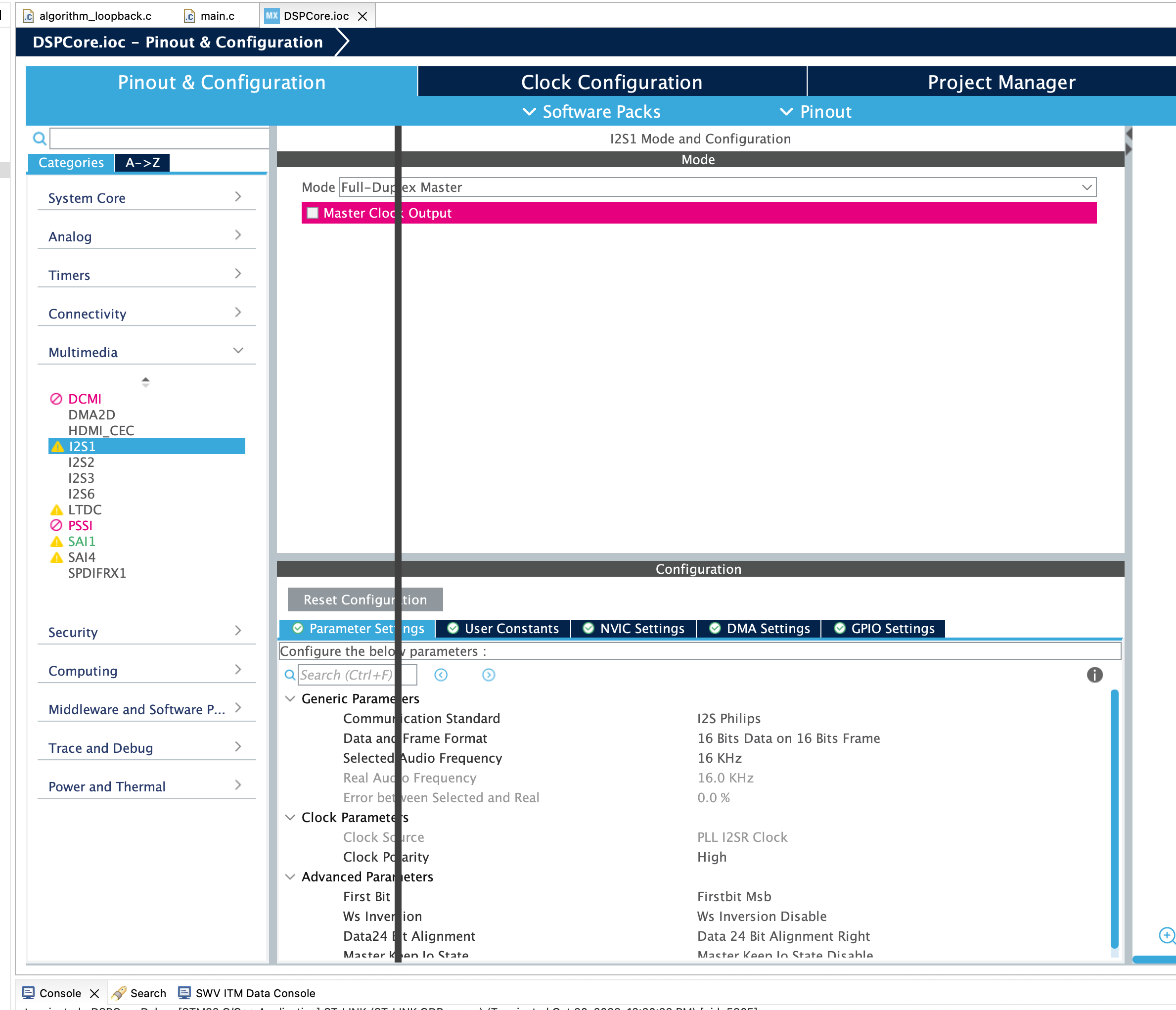 Solved: STM32 H7 - I2S Clock Timing Problems (runs at 1.02... - STMicroelectronics Community