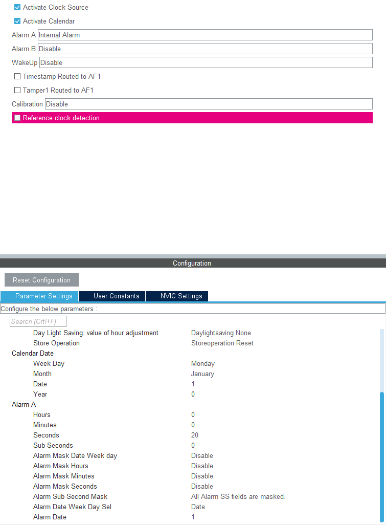 Solved: RTC Alarm on STM32F401RCT6 - STMicroelectronics Community