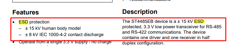 Solved: ST4485EB : Requirement for external TVS diodes for... - STMicroelectronics Community