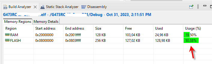 Solved Stm32g473rc Error In Launch Sequence When Flas Stmicroelectronics Community