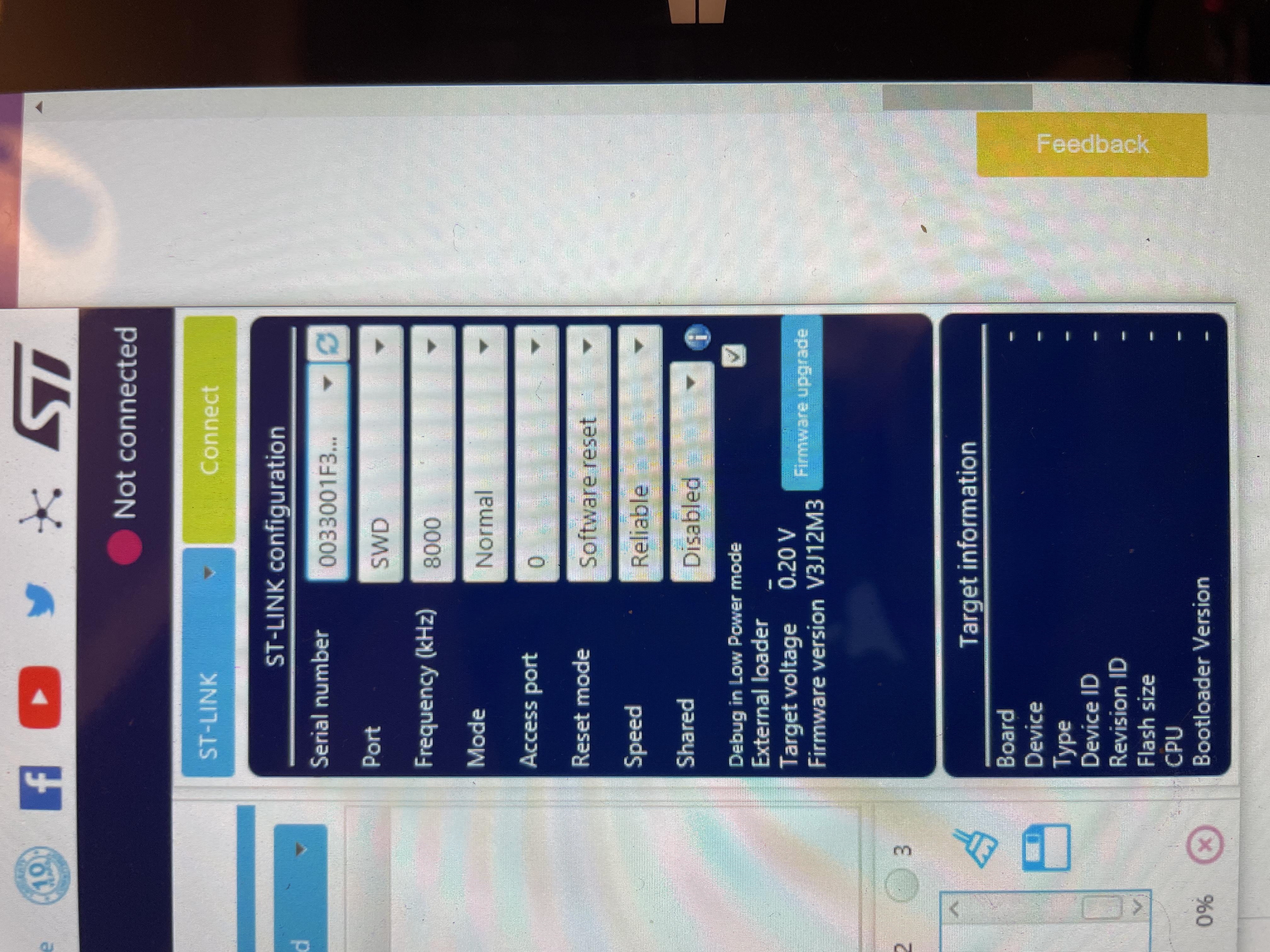 Beginner`s ask for help to flash the STM32 - STMicroelectronics Community