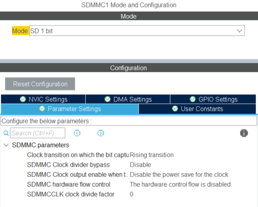 Configuring STM32L431 SDMMC for high speed data tr... - STMicroelectronics Community
