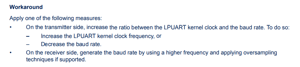 STM32WB55 LPUART Baudrate - STMicroelectronics Community