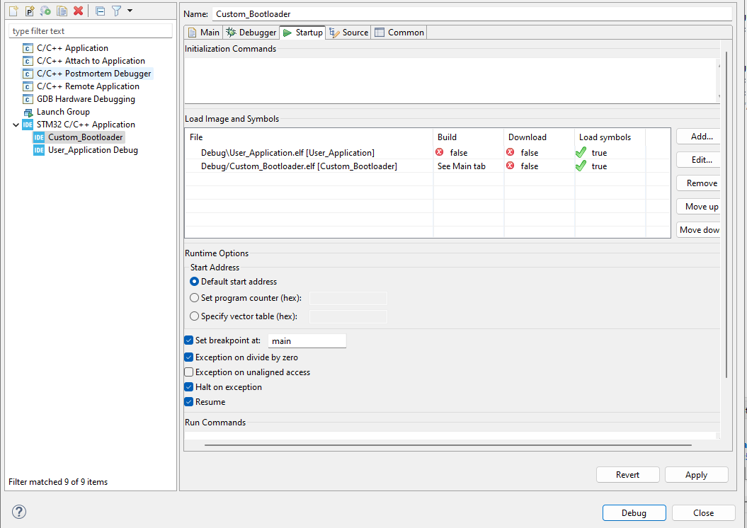 Not Able To Debug Code Executing From Qspi Memory Stmicroelectronics Community 8564