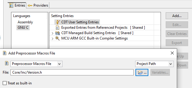 Solved Preprocessor Macro File Does Not Work For Me Stmicroelectronics Community