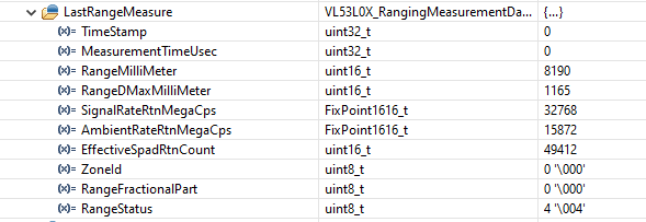 Solved: VL53L0X long range mode not working - STMicroelectronics Community
