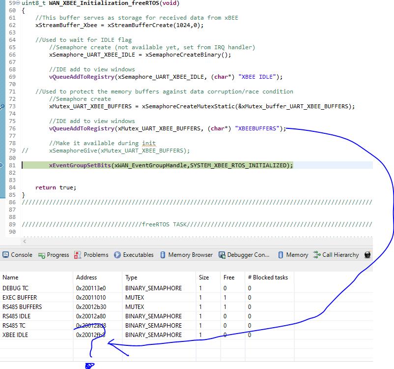 Solved Stm32cubeide Freertos Semaphore Creation Issue Stmicroelectronics Community