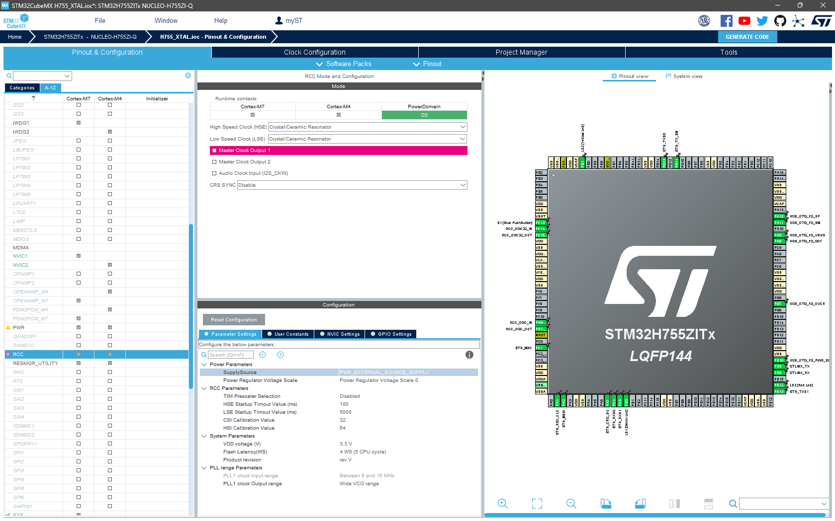 Solved: The LED of the STLINK-V3 on NUCLEO-H755ZI-Q Board ... - STMicroelectronics Community