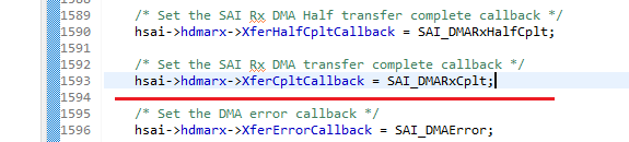 Solved: DMA with SAI - STMicroelectronics Community