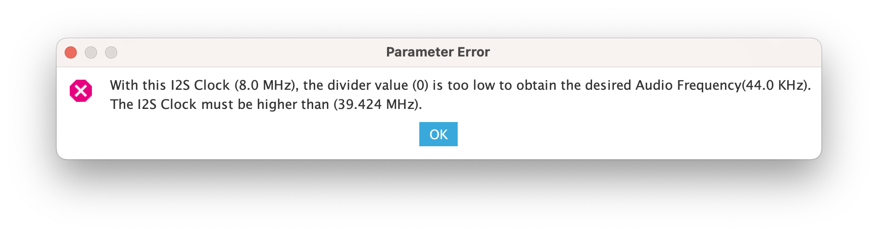 Solved Cant Setup I2s Master Clock Output On Stm32f303cb Stmicroelectronics Community