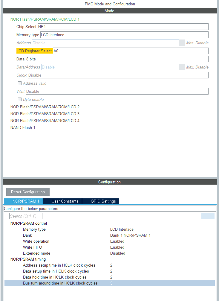 Solved Issue Writing 32 Bit Ahb Transaction To 8 Bit Fsmc Stmicroelectronics Community 2545