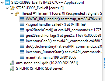 Solved: ST25RU3993-HPEV with external MCU - STMicroelectronics Community