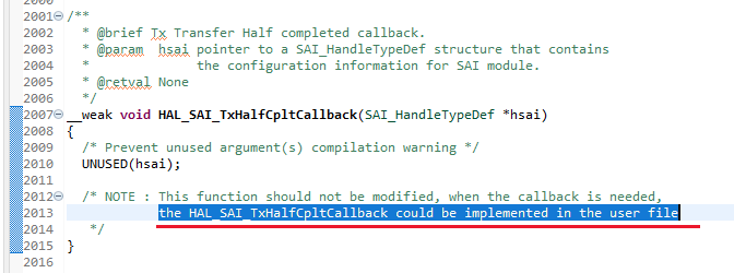 Solved: DMA with SAI - STMicroelectronics Community