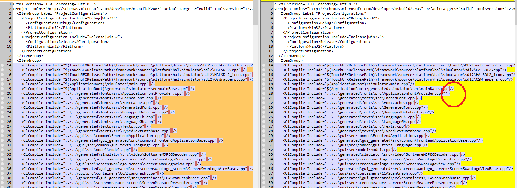 MSVC project file generated by GFX Designer not th ...