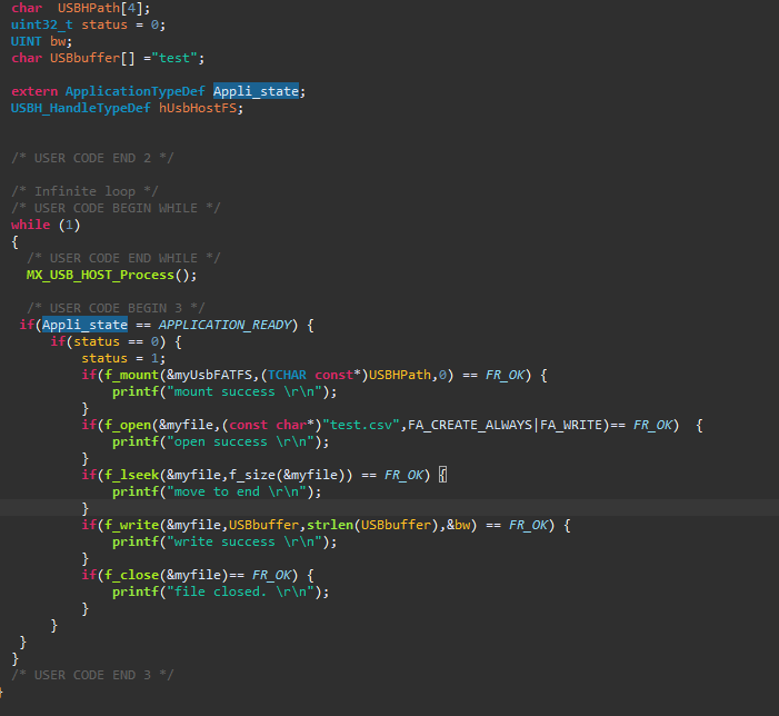 Solved: USB host on STM32L475 board with FATFS - STMicroelectronics Community