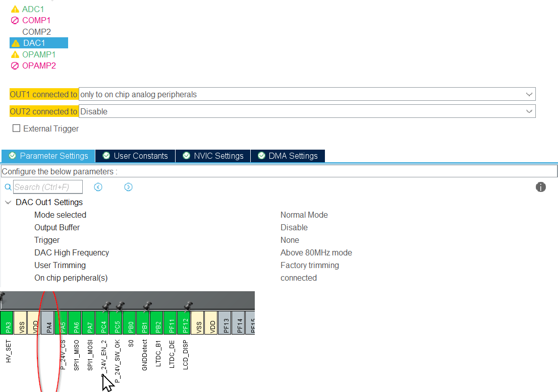 DAC via opamp follower - STMicroelectronics Community