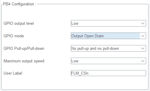 Solved Stm32g431rb Pb4 Gpio Open Drain No Pullup Down