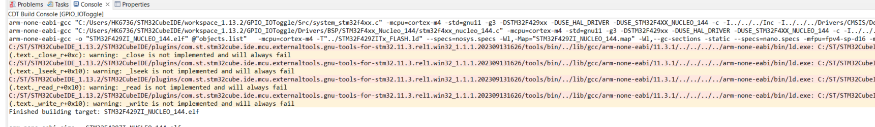 Solved: Building Example for Nucleo-429ZI - STMicroelectronics Community