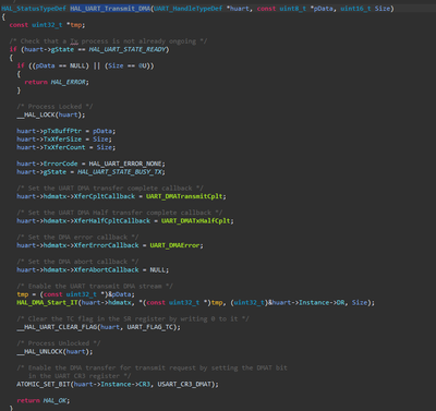 Solved: How DMA works in UART - STMicroelectronics Community