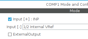 Solved: G474 problem connecting COMP1 output to HRTIM even... - STMicroelectronics Community