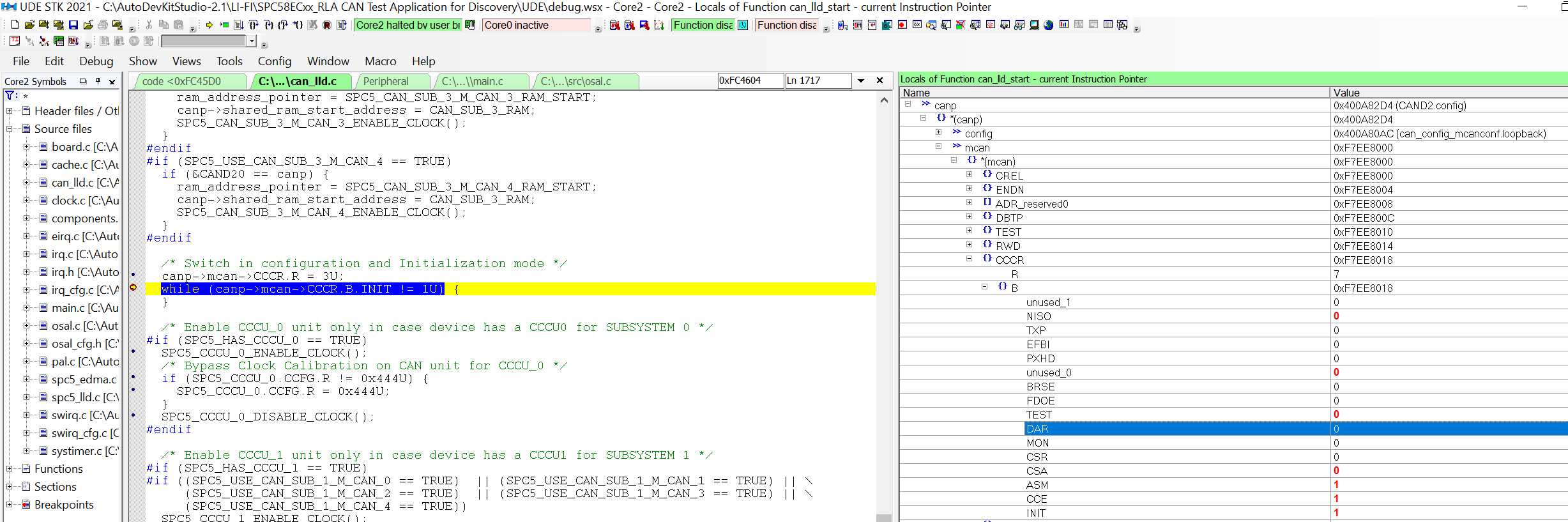 Solved: The CAN example and how to properly make it work ...