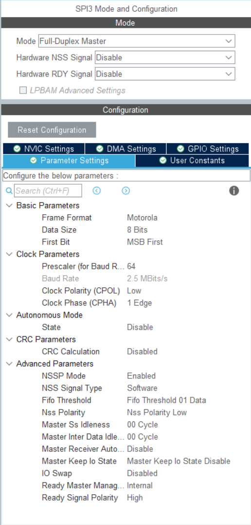 SPI3 Clock not working on NucleoU575 - STMicroelectronics Community