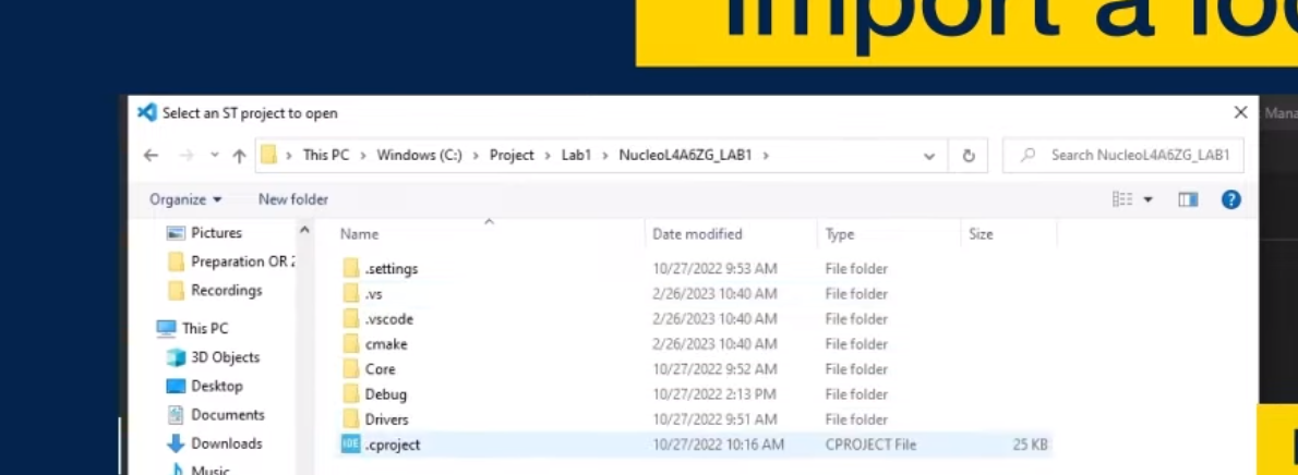 Import Project in VS Code Ubuntu 23.04 - STMicroelectronics Community