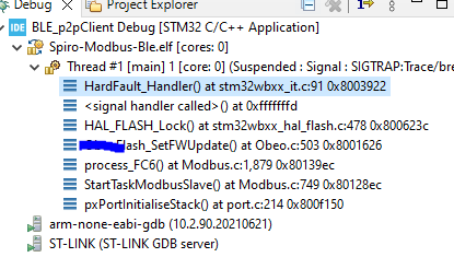 STM32WB55 : EE_WriteVariable8bits returns EEPROM_W... - STMicroelectronics Community