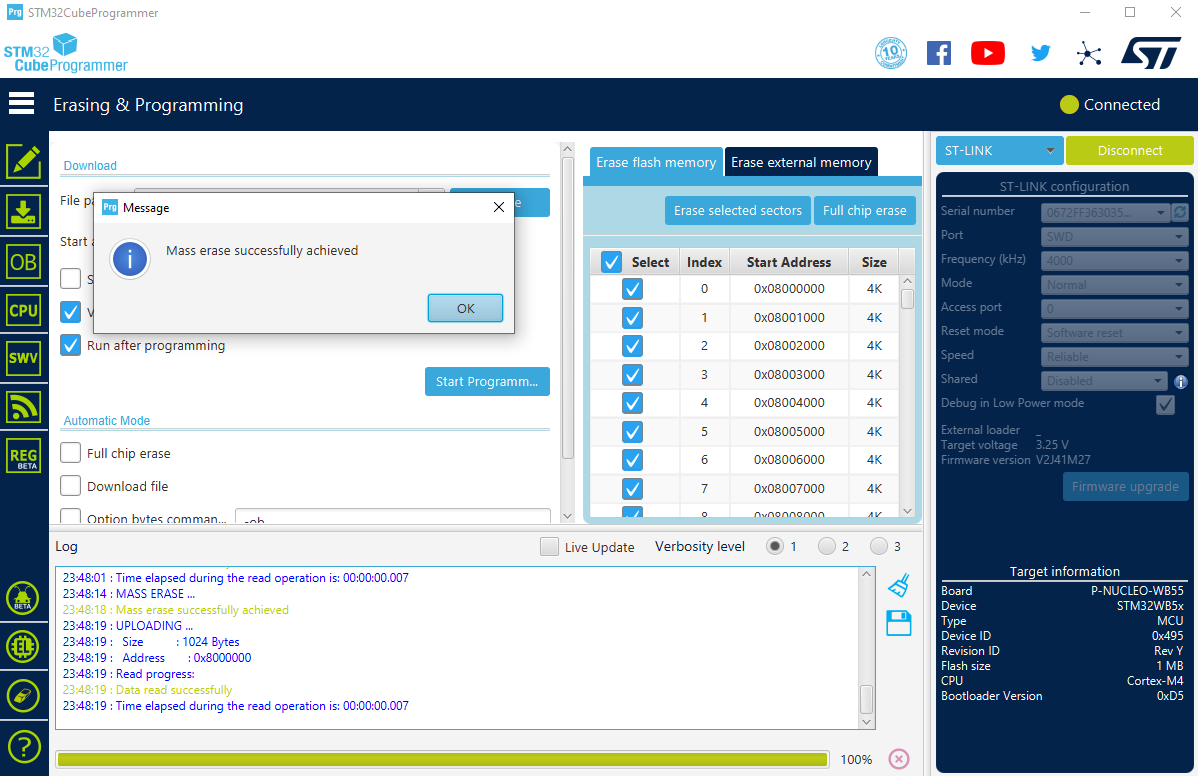 STM32WB55 : EE_WriteVariable8bits returns EEPROM_W... - STMicroelectronics Community