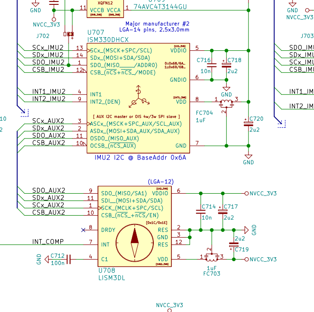 LIS3MDL connected to ISM330dhcx as external sensor ...