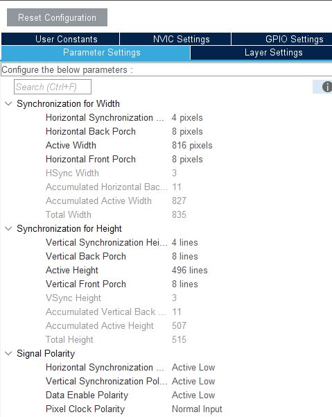 Solved How Setup Ltdc To De Mode Stmicroelectronics Community