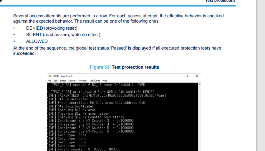 Tfm Applications Test Protections Denied But Not Stmicroelectronics Community