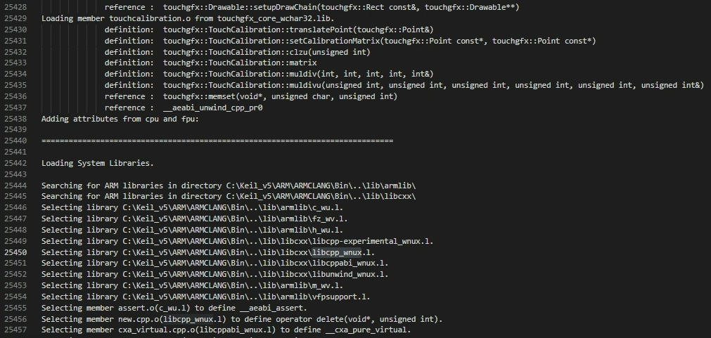 Solved Touchgfx 4214 Library And Exceptions Stmicroelectronics Community 