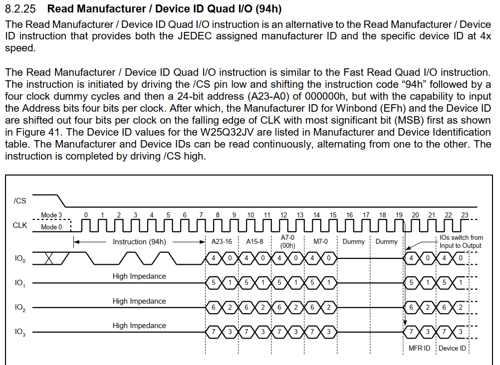 Solved: Need to accurately read Manufacturer/Device ID usi... - STMicroelectronics Community