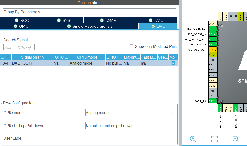 Solved: Why won't my DAC output a voltage larger than 2.56... - STMicroelectronics Community