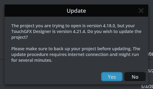 How Can I Import My Gui Into A Newer Touchgfx Vers Stmicroelectronics Community 4268