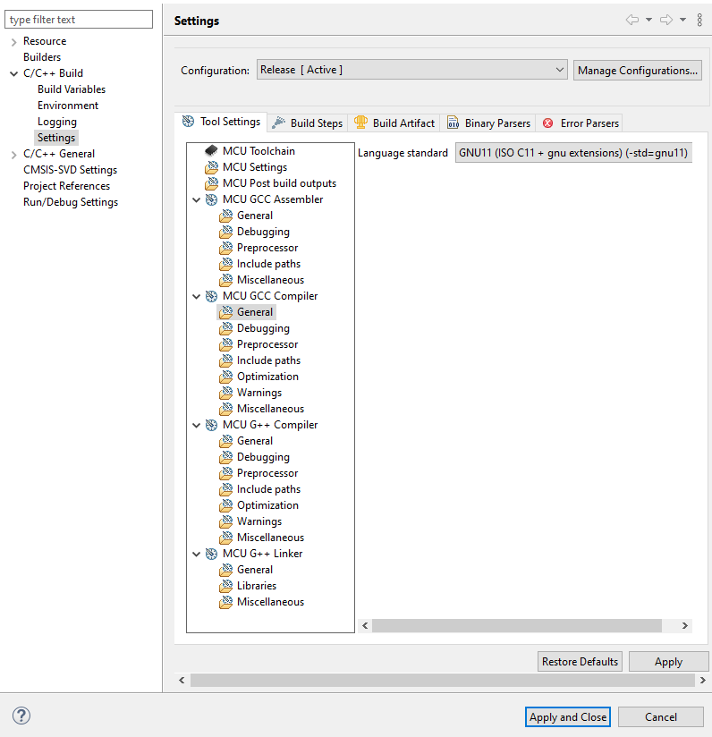 When I Build Code In Release Configuration Stm32c Stmicroelectronics Community 1296
