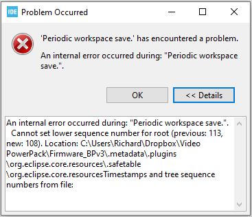How do I resolve getting this error: "Periodic wor... - STMicroelectronics Community