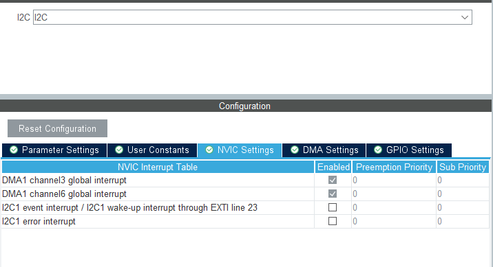 Communicating With I2c Dma Without Interrupt Stmicroelectronics Community