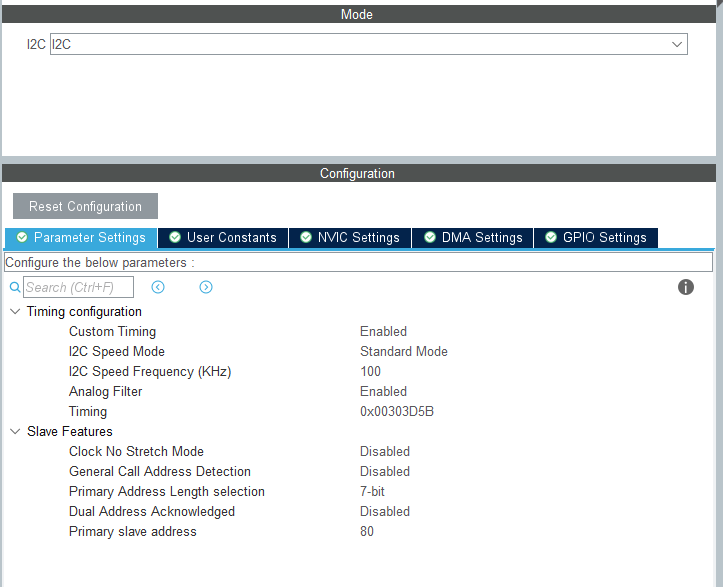 Communicating with I2C DMA Without Interrupt - STMicroelectronics Community