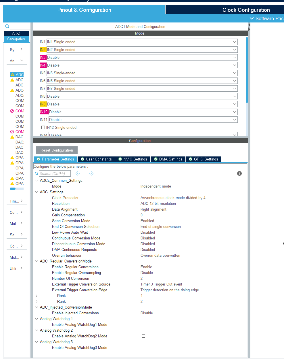 Configuring Adc With Dma In Circular Mode With End Stmicroelectronics Community 