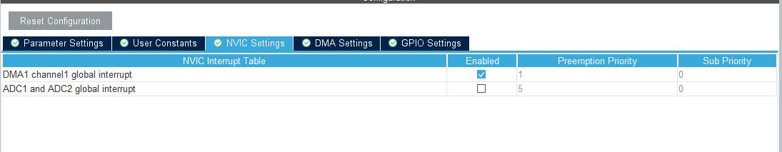 Configuring ADC with DMA in circular mode with end... - STMicroelectronics Community