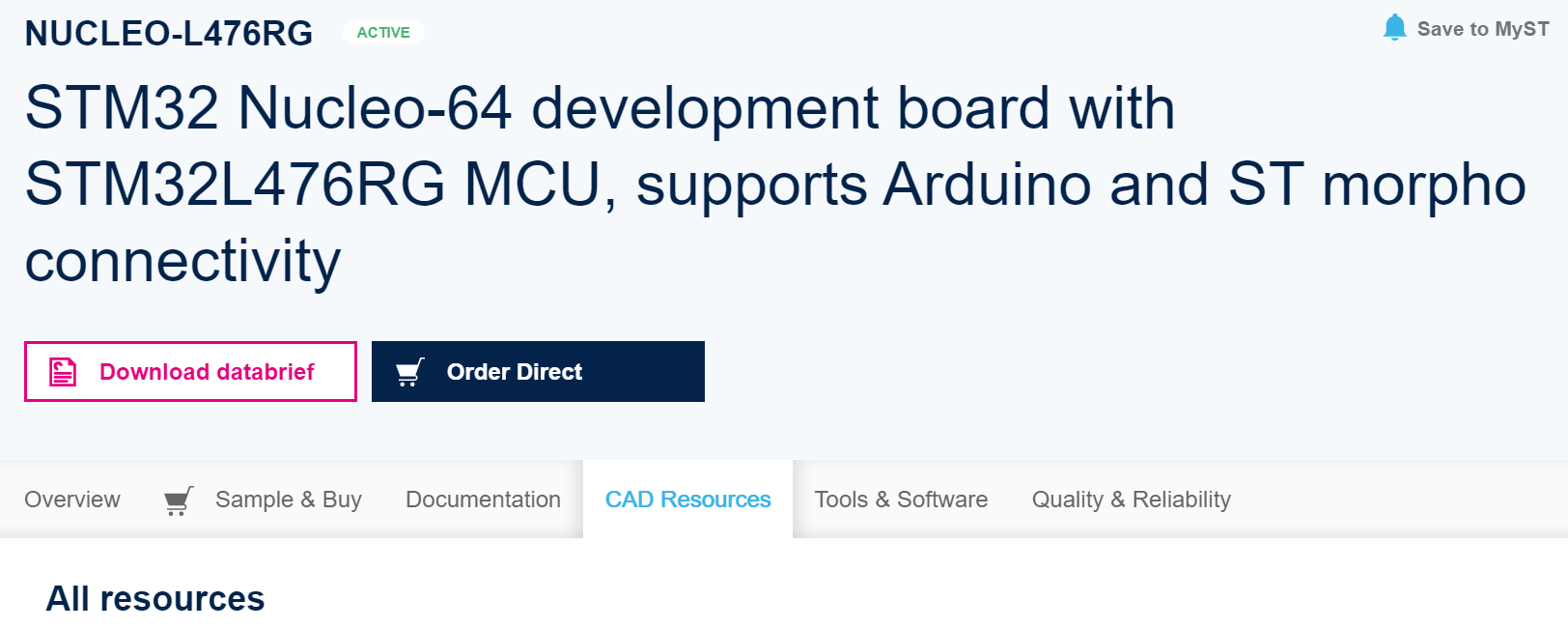 Solved: where are the schematics for the nucleo 64 boards.... - STMicroelectronics Community