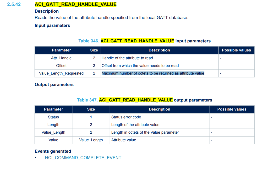 [BLE] Read Locally a BLE Attribute - STMicroelectronics Community